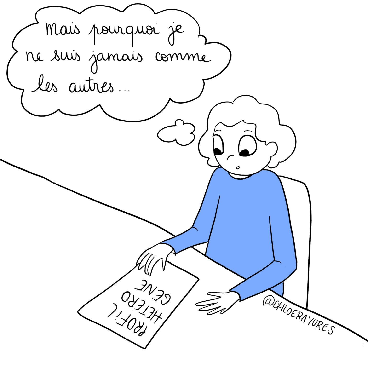Vous avez un profil hétérogène. Ah.
